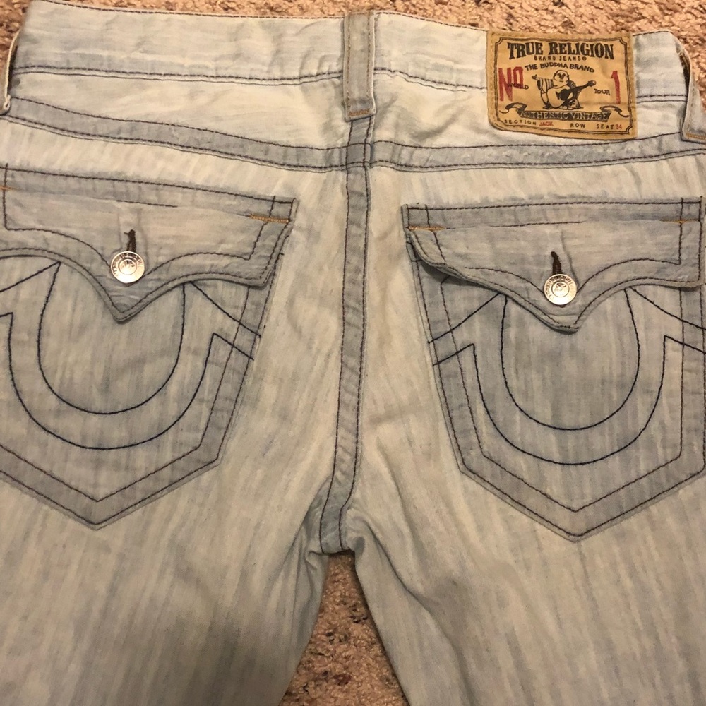 100% Authentic Men’s True Religion Jack Blue Jeans - Gem